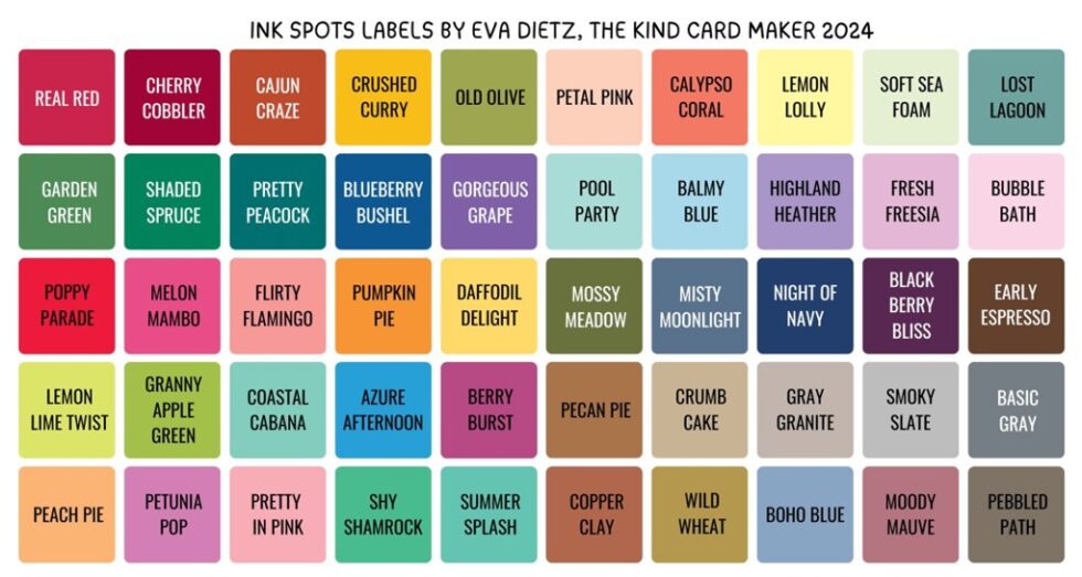 Color Library - The Kind Card Maker