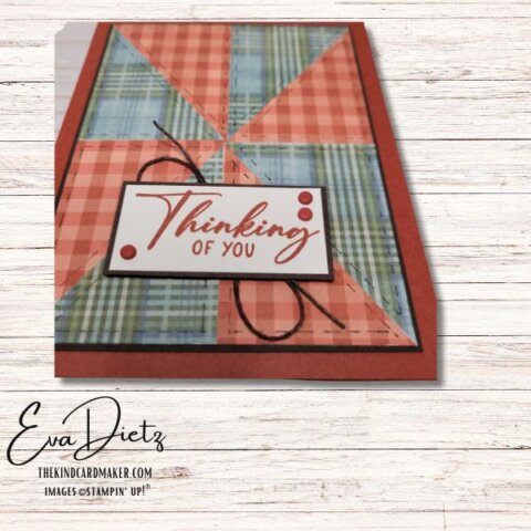 2 Masculine Pinwheel Quilt Cards Using Designer Series Paper Bring ...